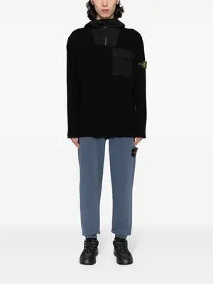 Stone Island Compass-badge Cotton Track Pants - Blue