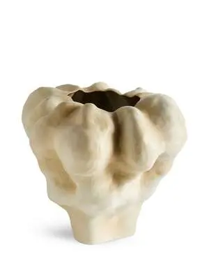 L'Objet Short Timna Porcelain Vase - Neutrals
