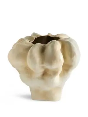 L'Objet Short Timna Porcelain Vase - Neutrals