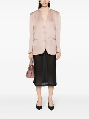 N°21 Single-breasted Silk Blazer