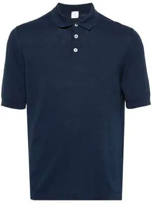 Eleventy Cotton Polo Shirt - Blue