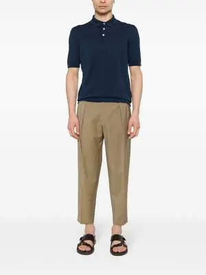 Eleventy Cotton Polo Shirt - Blue