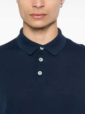Eleventy Cotton Polo Shirt - Blue