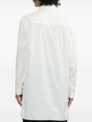 Yohji Yamamoto Scarf-detail Cotton Shirt