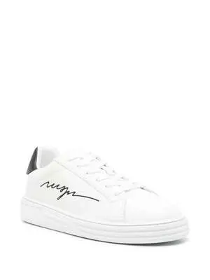 MSGM Iconic Leather Sneakers