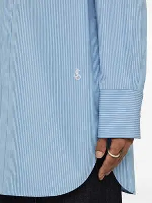 JIL SANDER Saturday Striped Cotton Shirt