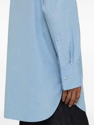 JIL SANDER Saturday Striped Cotton Shirt