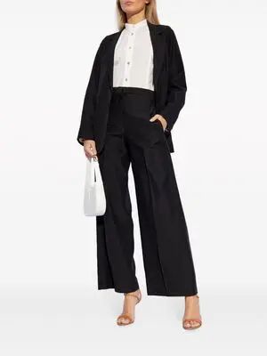 FORTE_FORTE Single-breasted Twill Blazer