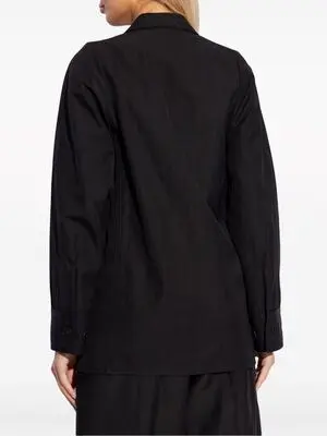 FORTE_FORTE Single-breasted Twill Blazer