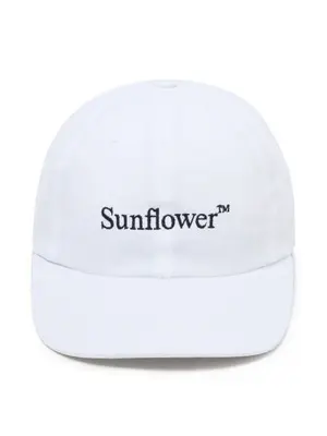 SUNFLOWER Logo-embroidered Cap - White