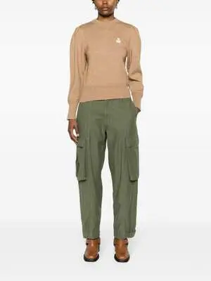 MARANT ETOILE Kelaya Logo-embroidered Jumper - Neutrals