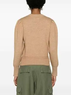 MARANT ETOILE Kelaya Logo-embroidered Jumper - Neutrals