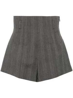 Prada Zip Up Shorts For Women