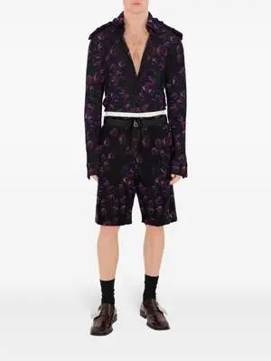 Burberry Cherry-print Fine-ribbed Shirt