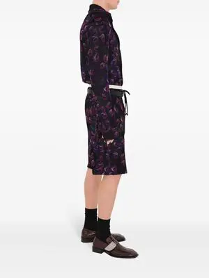 Burberry Cherry-print Fine-ribbed Shirt