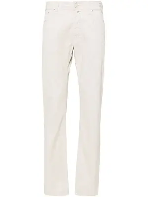 Jacob Cohen Bard Slim-cut Trousers - Neutrals