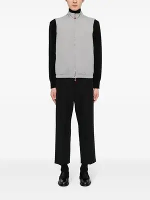 Kiton Zip-up Reversible Gilet