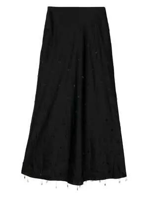 Simkhai Kade Fringe Maxi Skirt