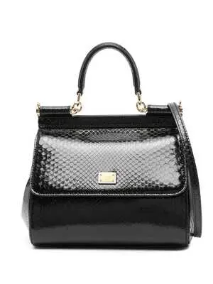 Dolce & Gabbana Sicily Tote Bag - Black