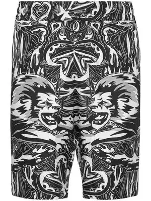Philipp Plein Graphic Shorts For Men
