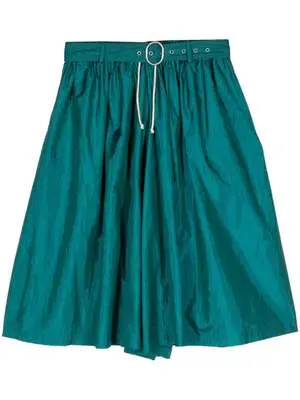 JIL SANDER Wide-leg Belted Shorts