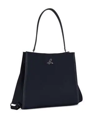 AGNÈS B. B-logo Leather Tote Bag