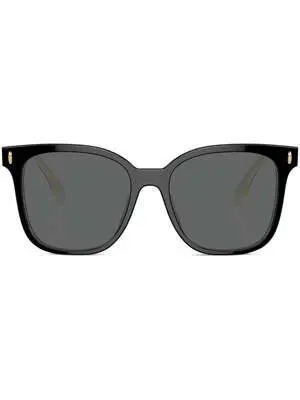 Tory Burch Logo-plaque Square-frame Sunglasses