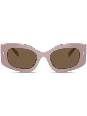 Tory Burch Miller Rectangle-frame Sunglasses - Pink