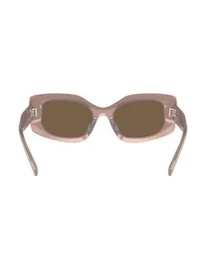 Tory Burch Miller Rectangle-frame Sunglasses