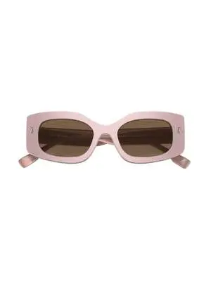 Tory Burch Miller Rectangle-frame Sunglasses