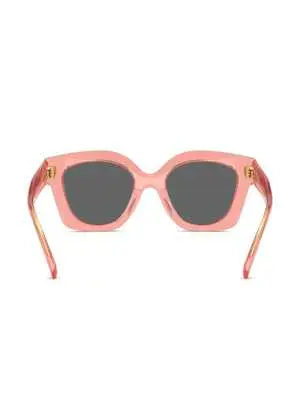 Tory Burch Miller Logo-plaque Sunglasses - Orange