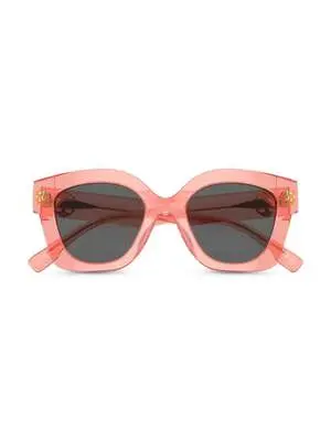 Tory Burch Miller Logo-plaque Sunglasses - Orange