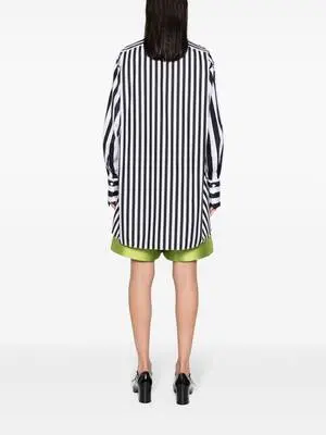 PATOU Logo-embroidered Striped Shirt
