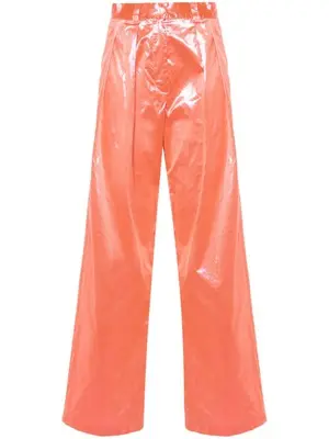 FORTE_FORTE Metallic Straight Trousers