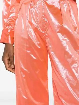 FORTE_FORTE Metallic Straight Trousers