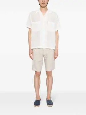 Eleventy Linen Bermuda Shorts