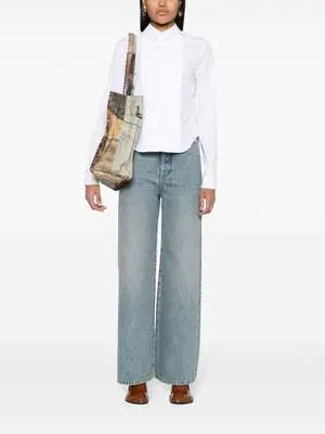 Loewe Pintucking Poplin Shirt - White