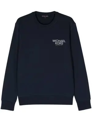 Michael Kors Logo-appliqué Knitted Sweatshirt
