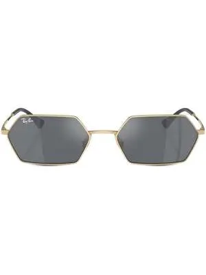 Ray-ban Geometric-frame Sunglasses - Gold