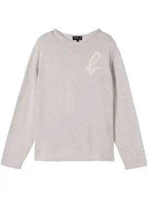 AGNÈS B. Logo-print Knit Jumper
