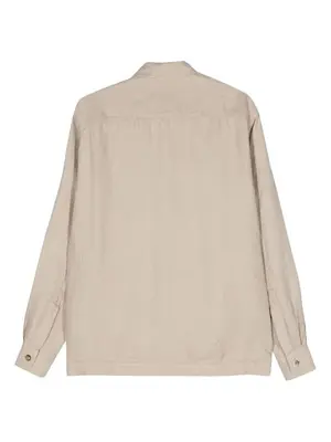 Boglioli Herringbone Linen Shirt
