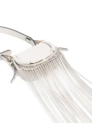 Roberto Cavalli Fang Fringed Shoulder Bag