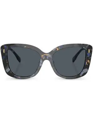 Tory Burch Oversized Sunglasses - Blue Tortoise