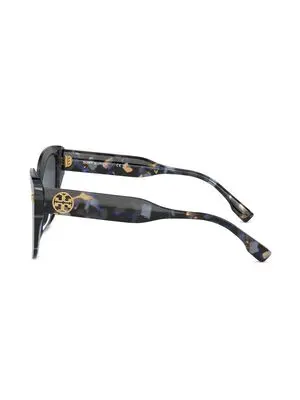 Tory Burch Oversized Sunglasses - Blue Tortoise