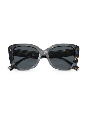 Tory Burch Oversized Sunglasses - Blue Tortoise