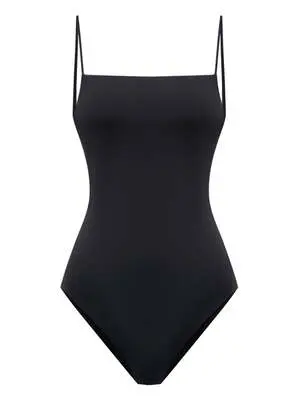 12 STOREEZ Low-back One-piece Swimsuit - Black
