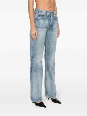 NILI LOTAN Mitchell Straight-leg Jeans - Blue