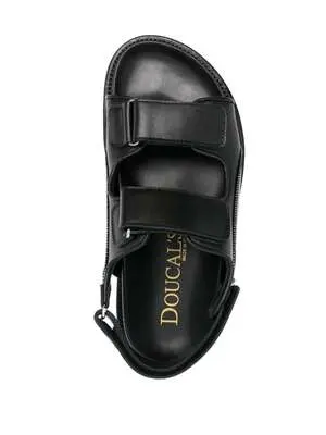 DOUCAL'S Double-strap Leather Sandals