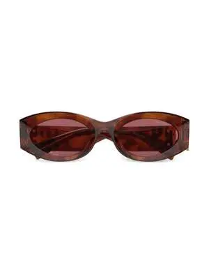 Miu Miu Logo Sunglasses - Brown