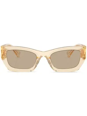 Miu Miu Square Frame Sunglasses - Neutrals
